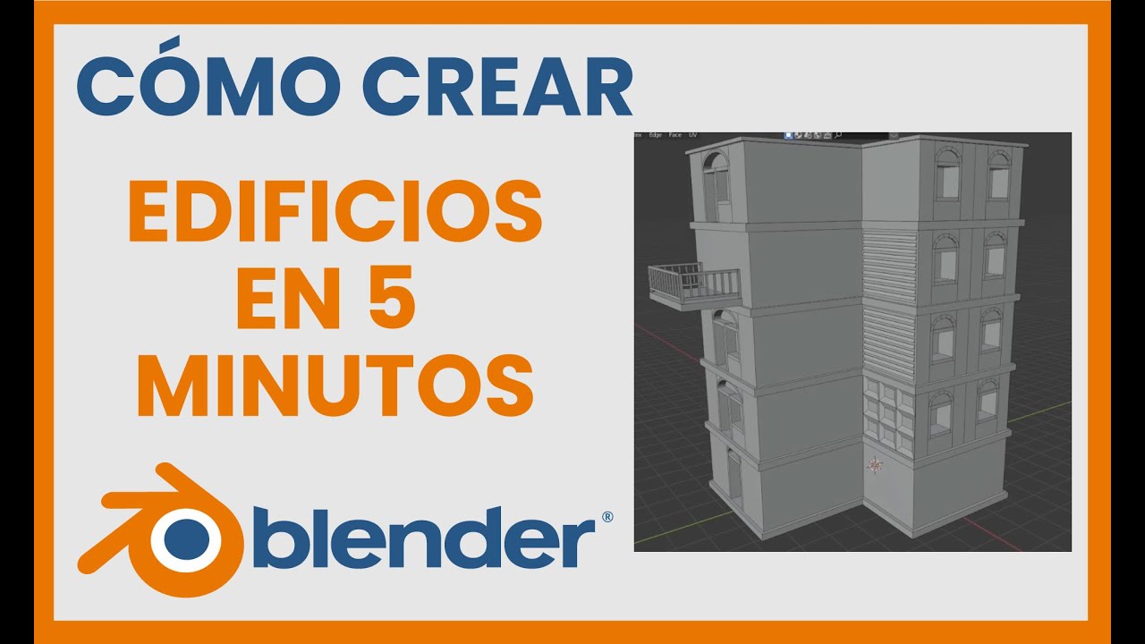 Cómo hacer edificios en 5 MINUTOS en Blender 😁😉 - YouTube
