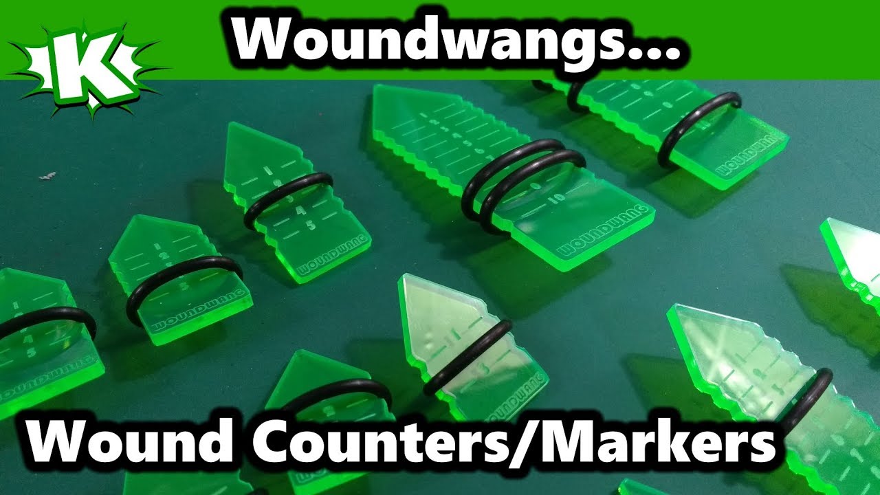 Woundwangs - Wargame Wound Counters/Markers - YouTube