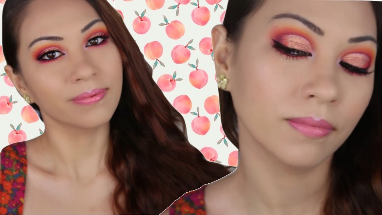 Peach Smoothie Spring Makeup (I Know It's Winter Here 😜) ll September ...