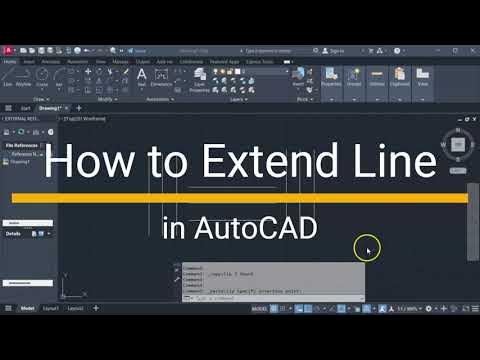 How to Extend Lines in AutoCAD - Tips for "Extend" Command - YouTube