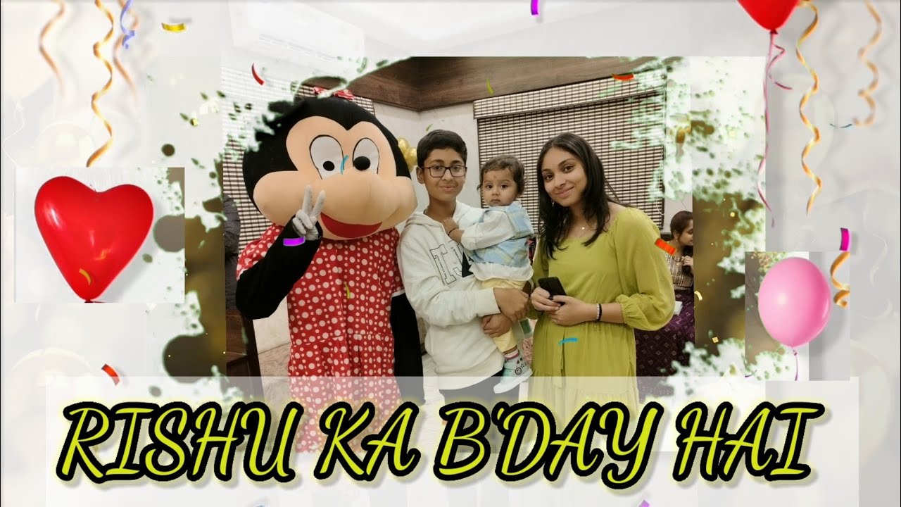 Sweet Memories Rishu First Bday Celebration 😘🥰 Birthday Party Vidio