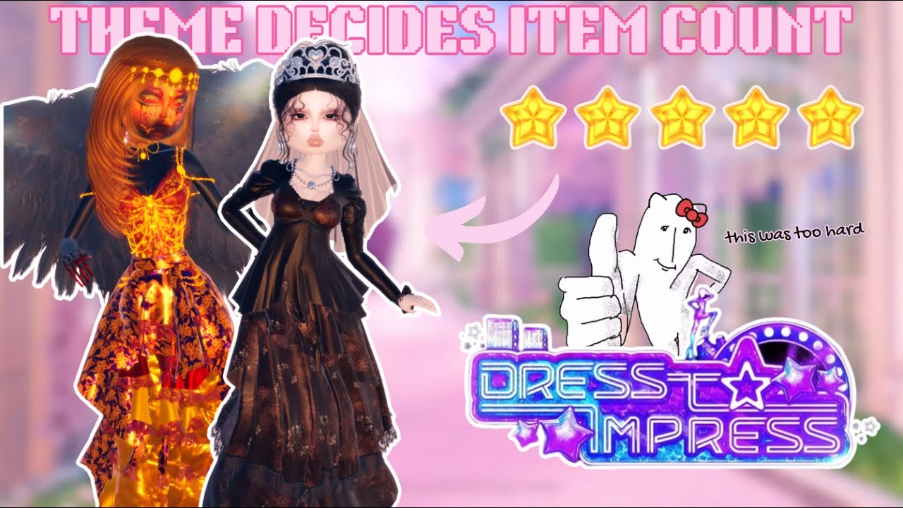 *NUMBER OF LETTERS* In The Theme PICKS My *ITEM COUNT* In Dress To ...