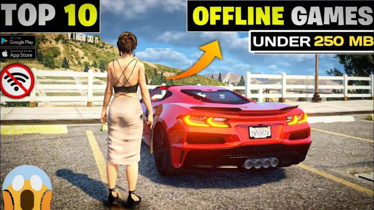 Top 10 Offline Games Under 250MB - YouTube