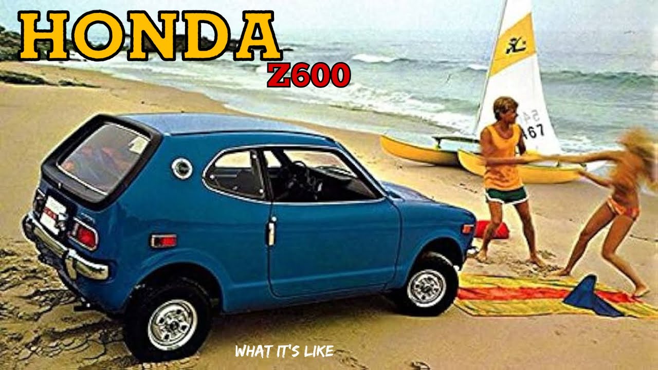 1972 Honda Z600, The car that gets up to 70 MPG!! - YouTube