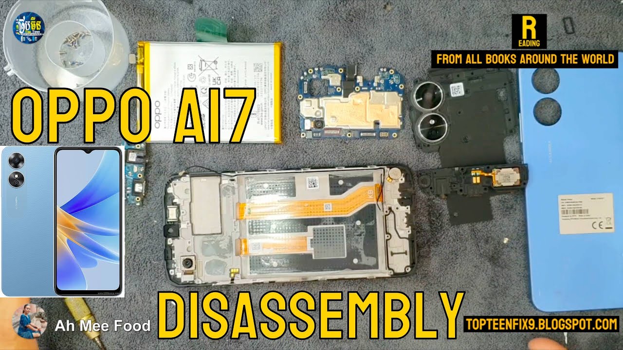 Oppo A17 Disassembly - YouTube