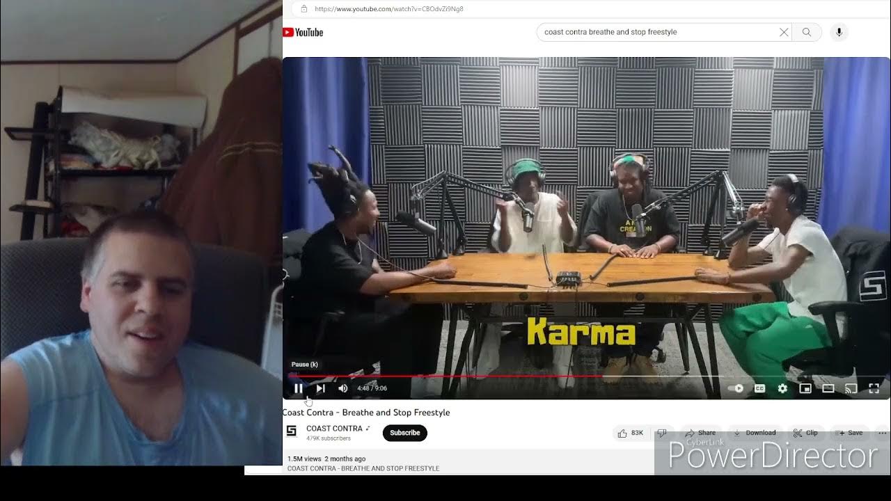 Coast Contra - First Time Hearing Breathe and Stop Freestyle - Reaction ...