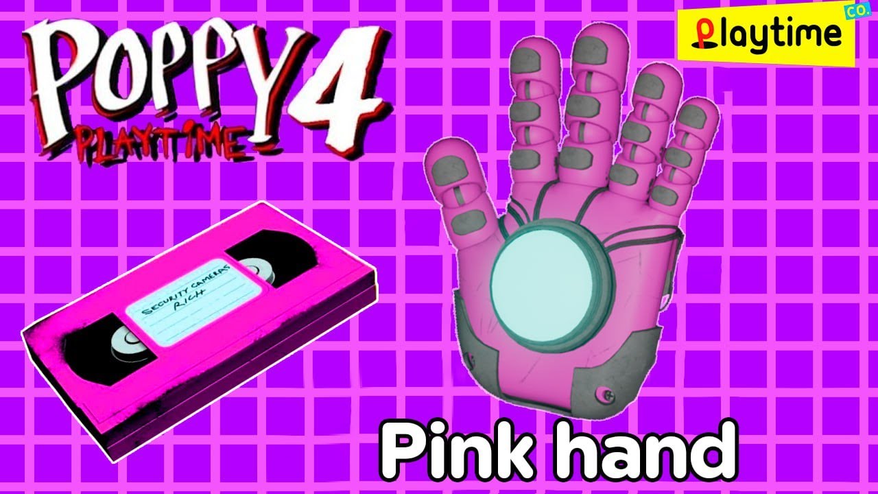 Poppy Playtime Chapter 4 New Pink Hand VHS Tape Tutorial - YouTube