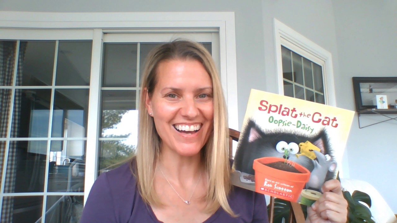 Splat the Cat Oopsie Daisy by J.E.Bright read by Mrs. Klice - YouTube