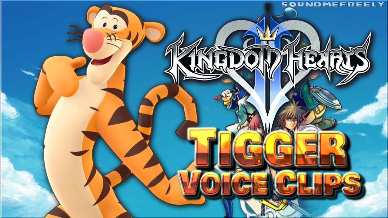 All Tigger Voice Clips • Kingdom Hearts 2 • Voice Lines • 2005 (Jim ...