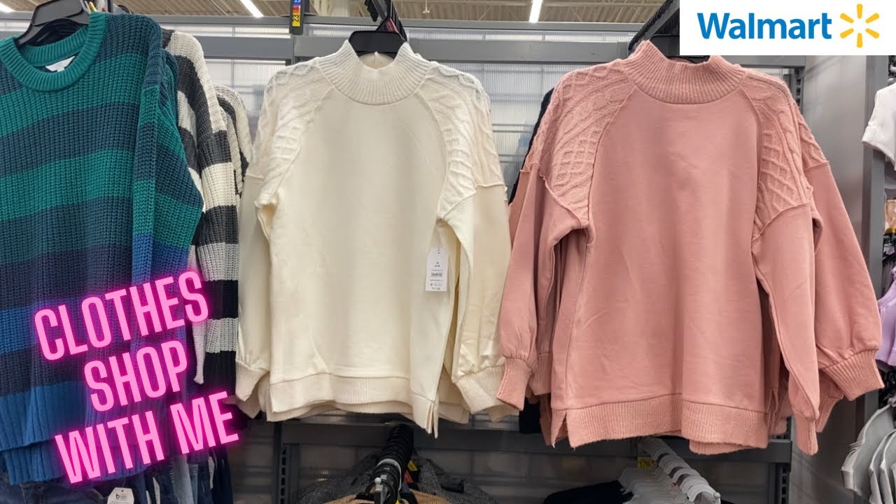 WALMART WOMEN’S CLOTHES SHOP WITH ME 👗 WALMART WINTER CLOTHING 👚 ...