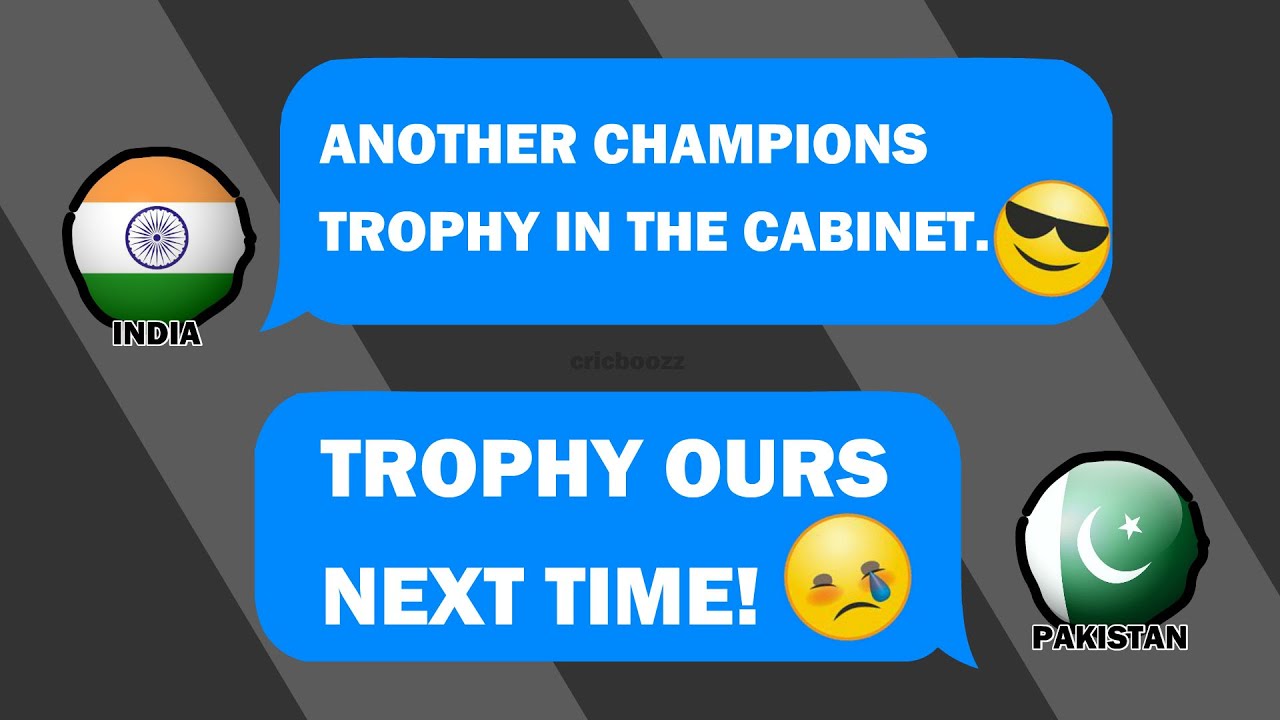 If champions trophy teams had a group chat - YouTube