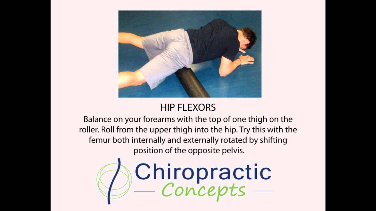 Foam Roller Exercises for Hip Flexors - YouTube
