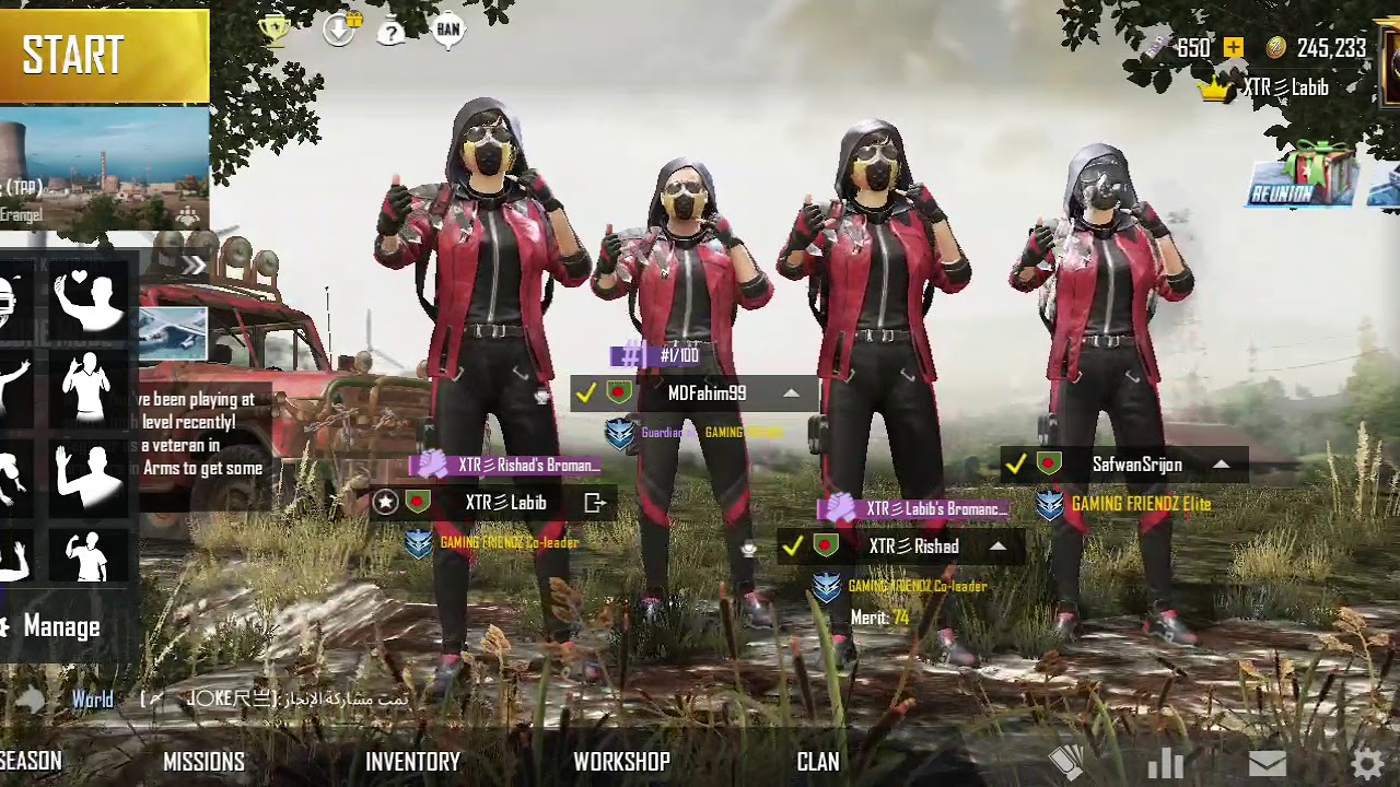 Pubg hit squad/(ft.Fahim,Labib,Safwan,Rishad) from Friendz Gaming - YouTube