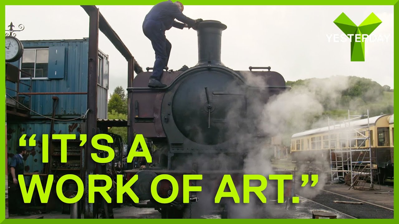 Train Engine Maintenance & Steam Test | Steam Train Britain | Yesterday ...