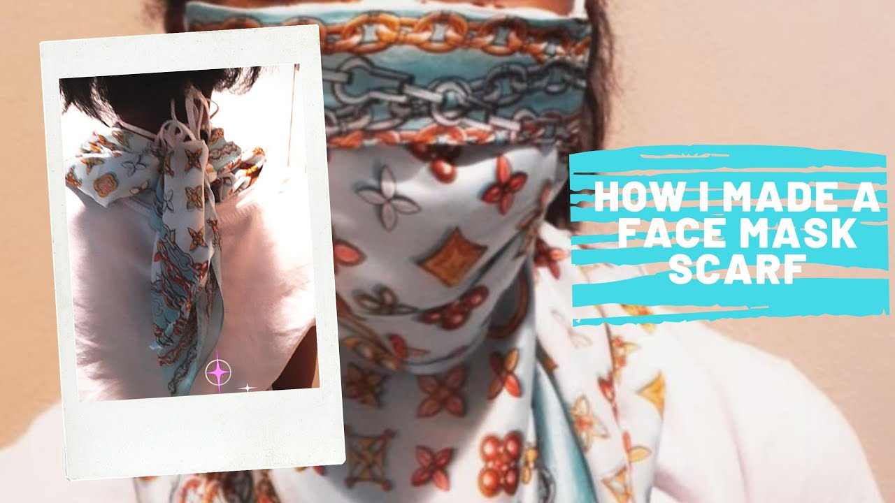 How I made the Face Mask Scarf - YouTube