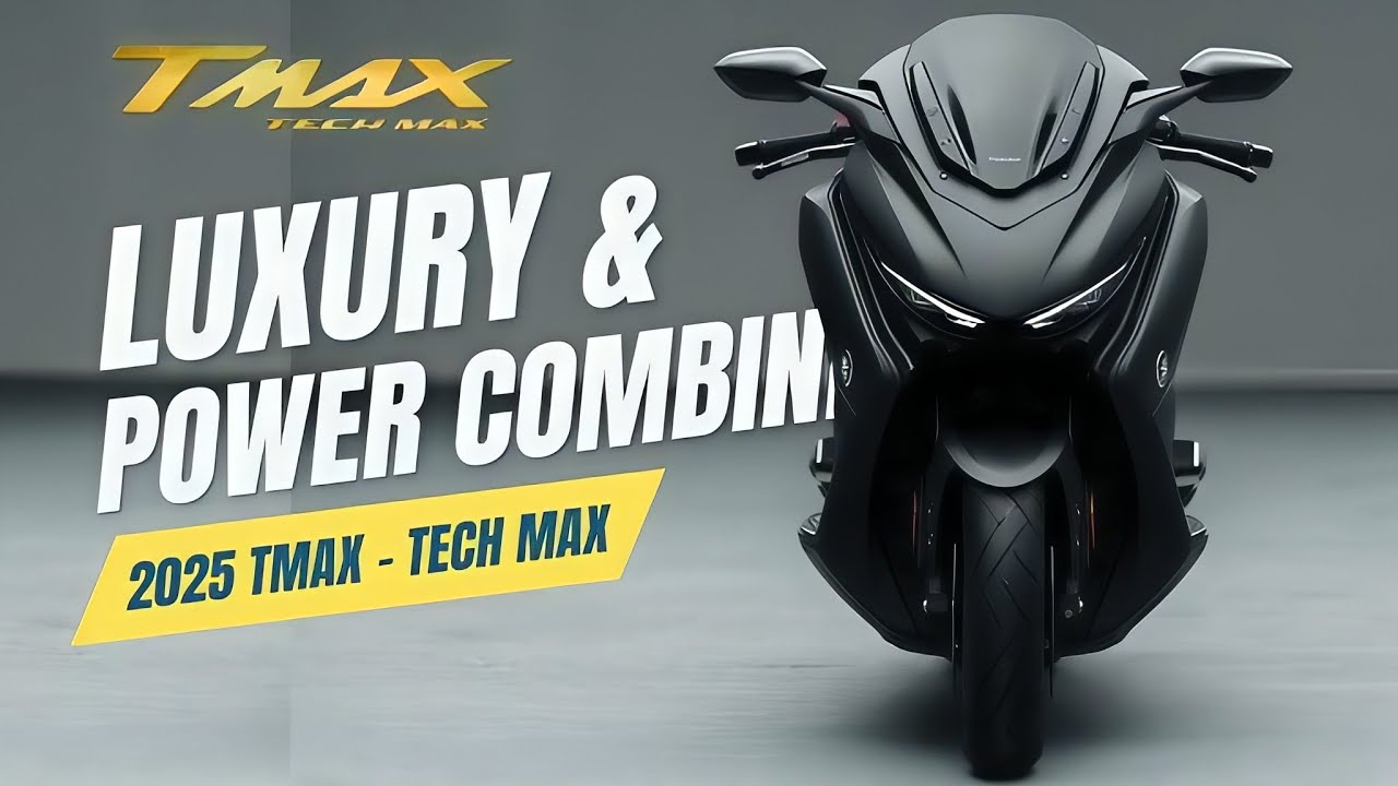 "2025 Yamaha TMAX – The Ultimate Maxi Scooter Reimagined!" - YouTube