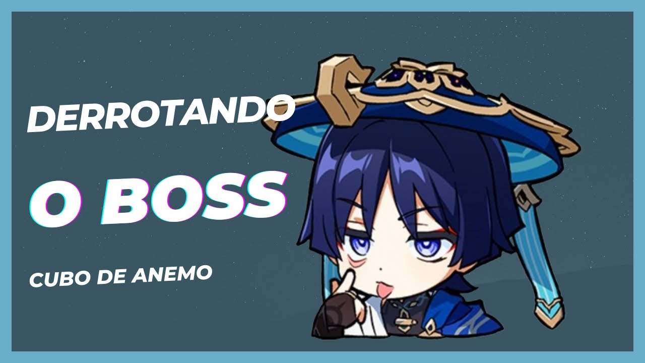 Derrotei o Boss cubo de anemo!!!! - YouTube
