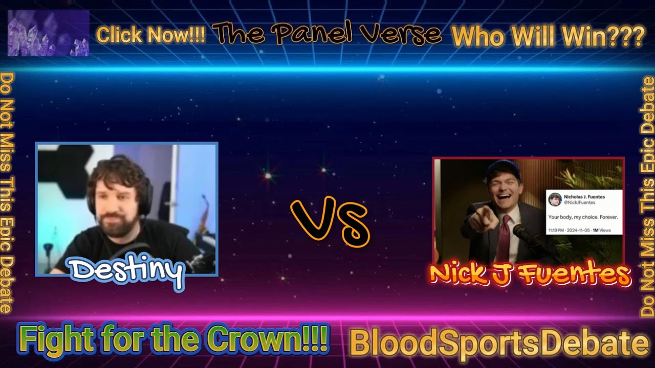 Destiny Vs. Nick J Fuentes: From Diplomacy to Drama: The Race Realism ...
