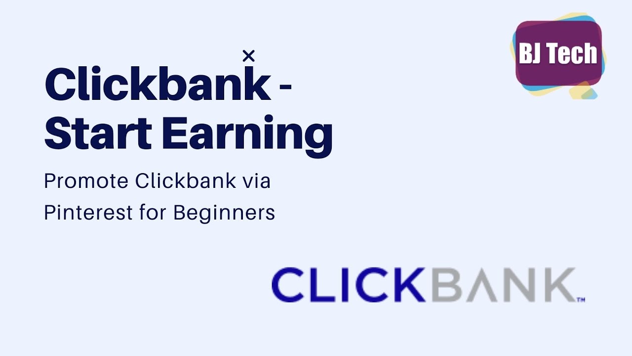 How to promote Clickbank products on Pinterest - For Beginners - YouTube