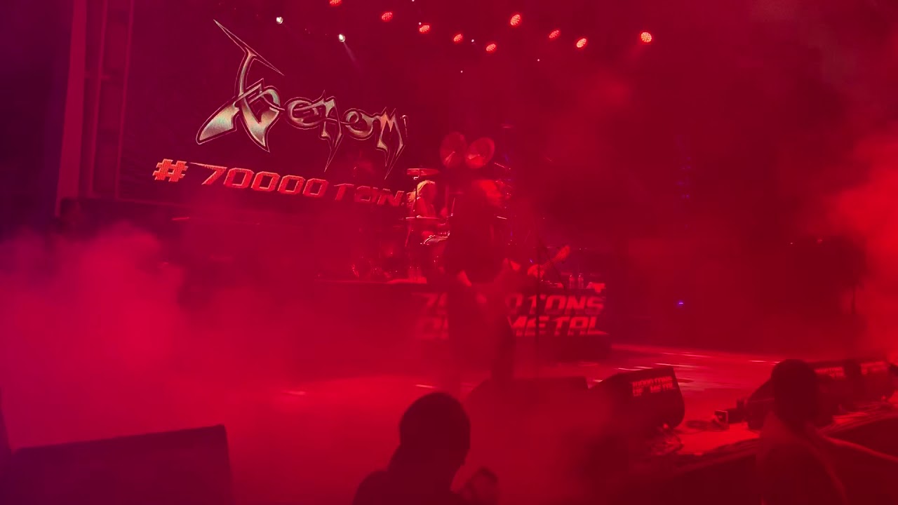 Venom Witching Hour January 8, 2020 70,000 Tons of Metal - YouTube