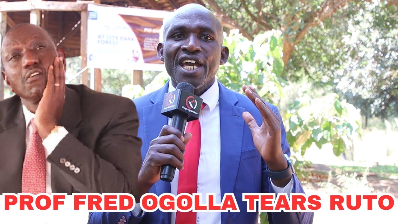 'Ruto has no priority for any Kenyan Apart from Elected Leaders!' Prof Fred Ogolla deconstructs ...