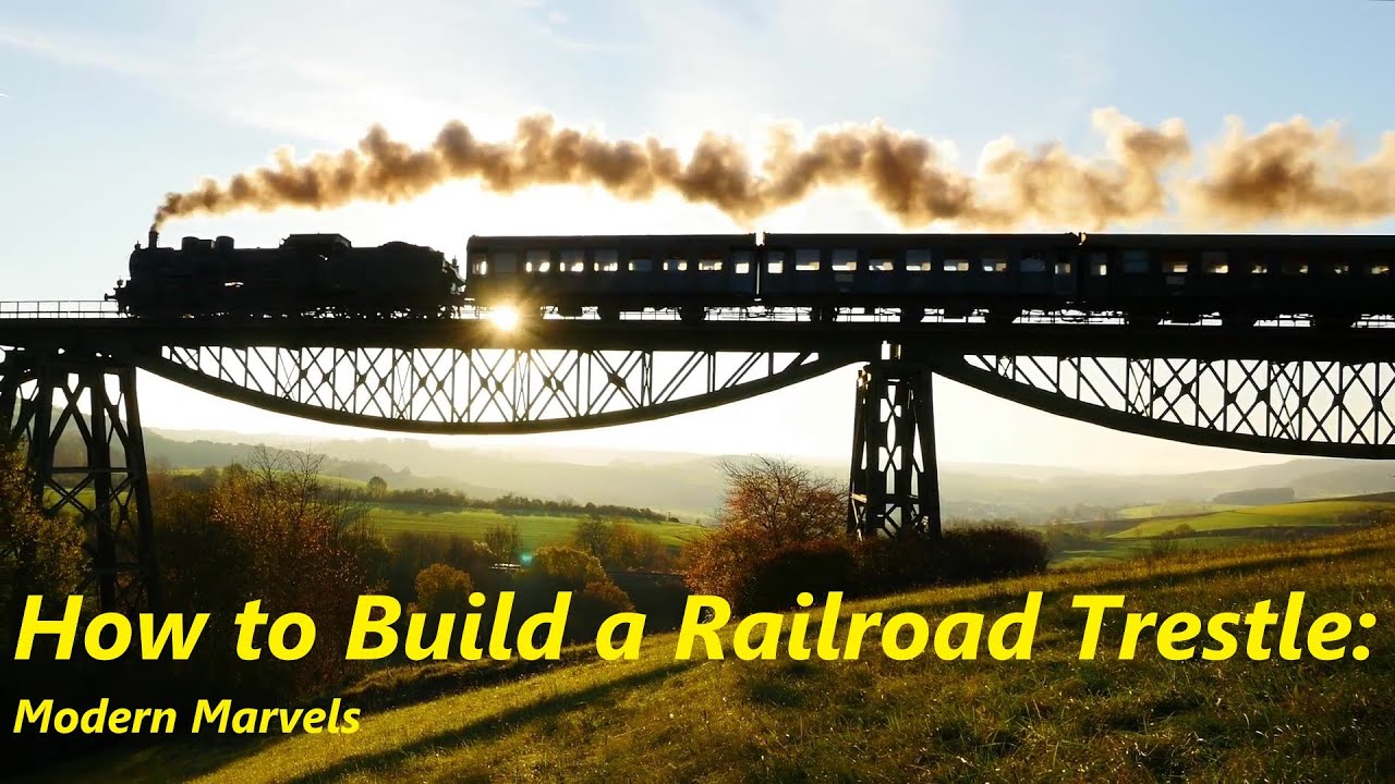 How Railroad Trestles are Built: Engineering Marvels! - YouTube