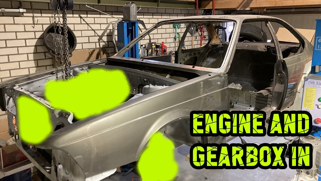 B1.26 - BMW E24 Project [Engine and Gearbox in] - WE ARE BACK - YouTube