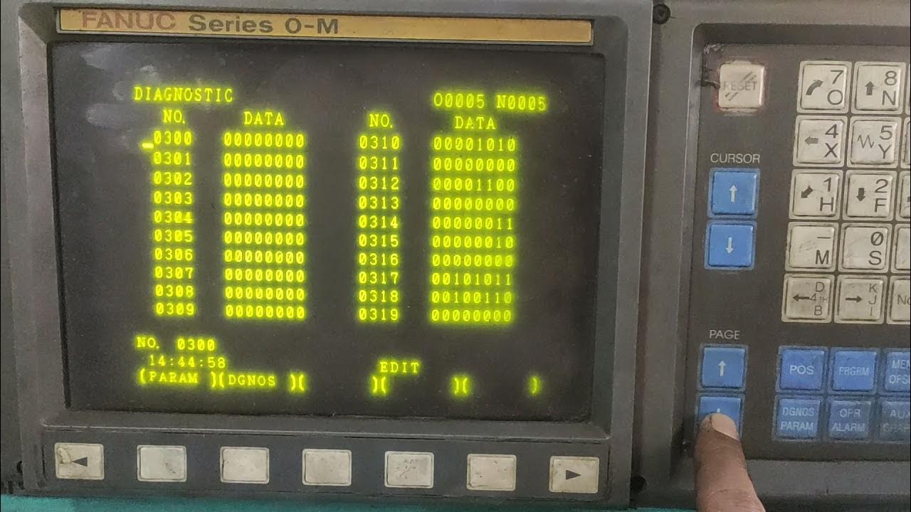Fanuc O-T Control diagnostic parameter - YouTube