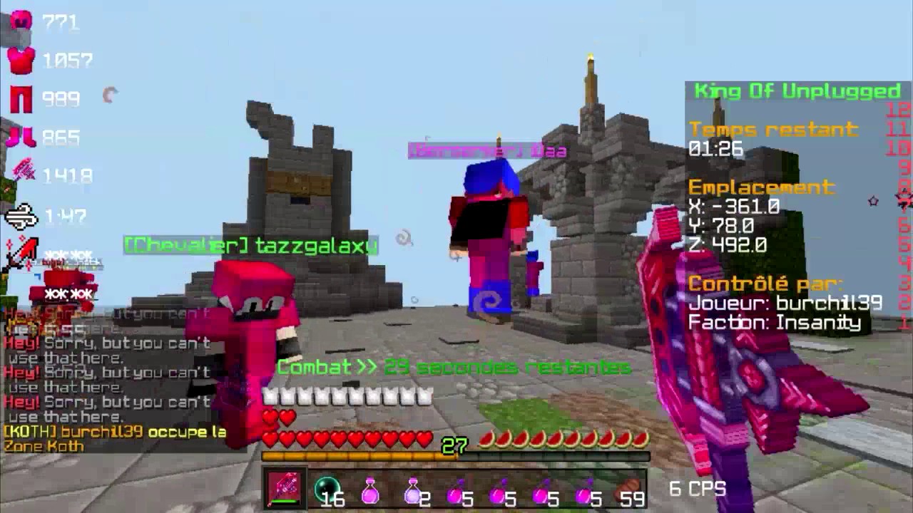 [Unplugged Craft] KOTH #1 - [PARTIE 1] - YouTube