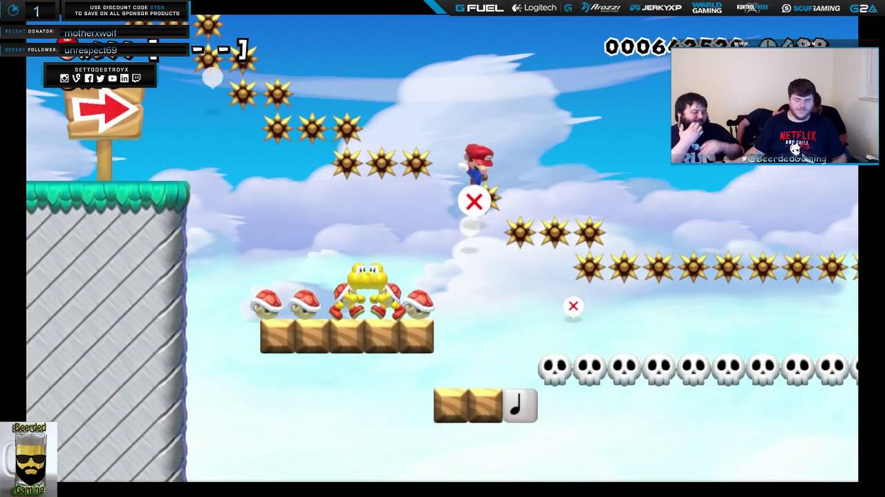 Mario Maker Drinking Game w/ Visco!! (Part 5) - YouTube