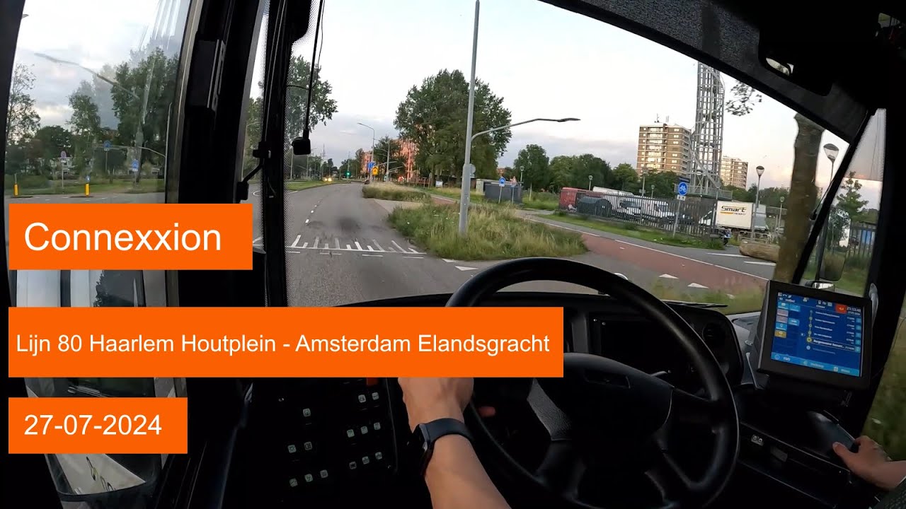 Connexxion lijn 80 Haarlem Houtplein - Amsterdam Elandsgracht | Dutch ...