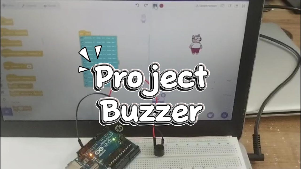 Arduino - project buzzer piezzo with pictoblox stage mode - YouTube