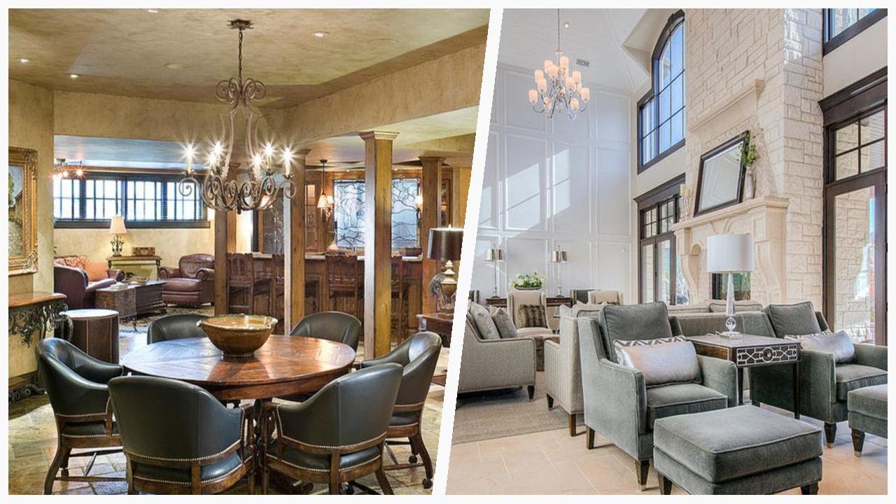 75 Huge Ceramic Tile Family Room Design Ideas You'll Love - YouTube