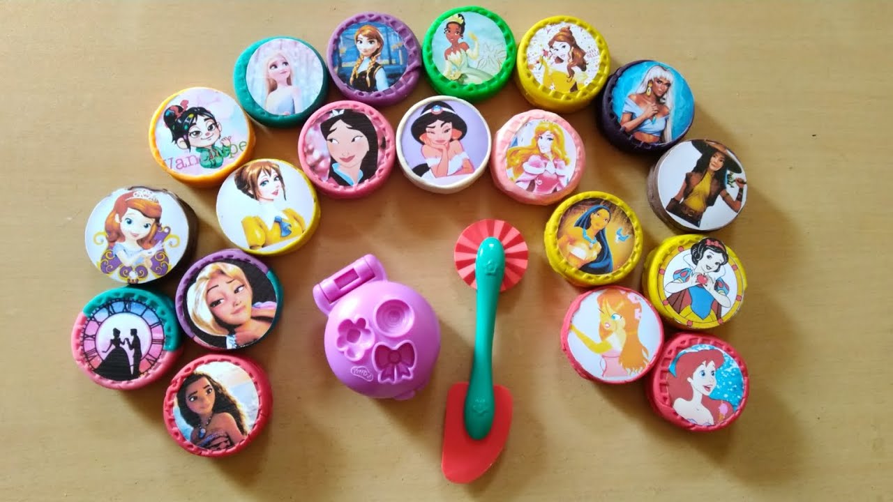 All Disney princesses clay waffles | princess clay waffles | @artcart25 ...