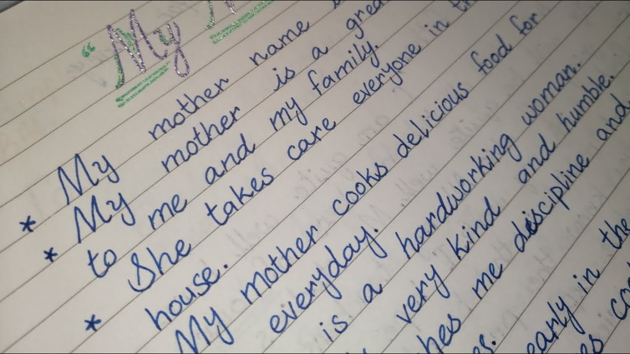 Write an essay on "My Mother" | "My Mother" 15 lines essay ️🧕| easy ...