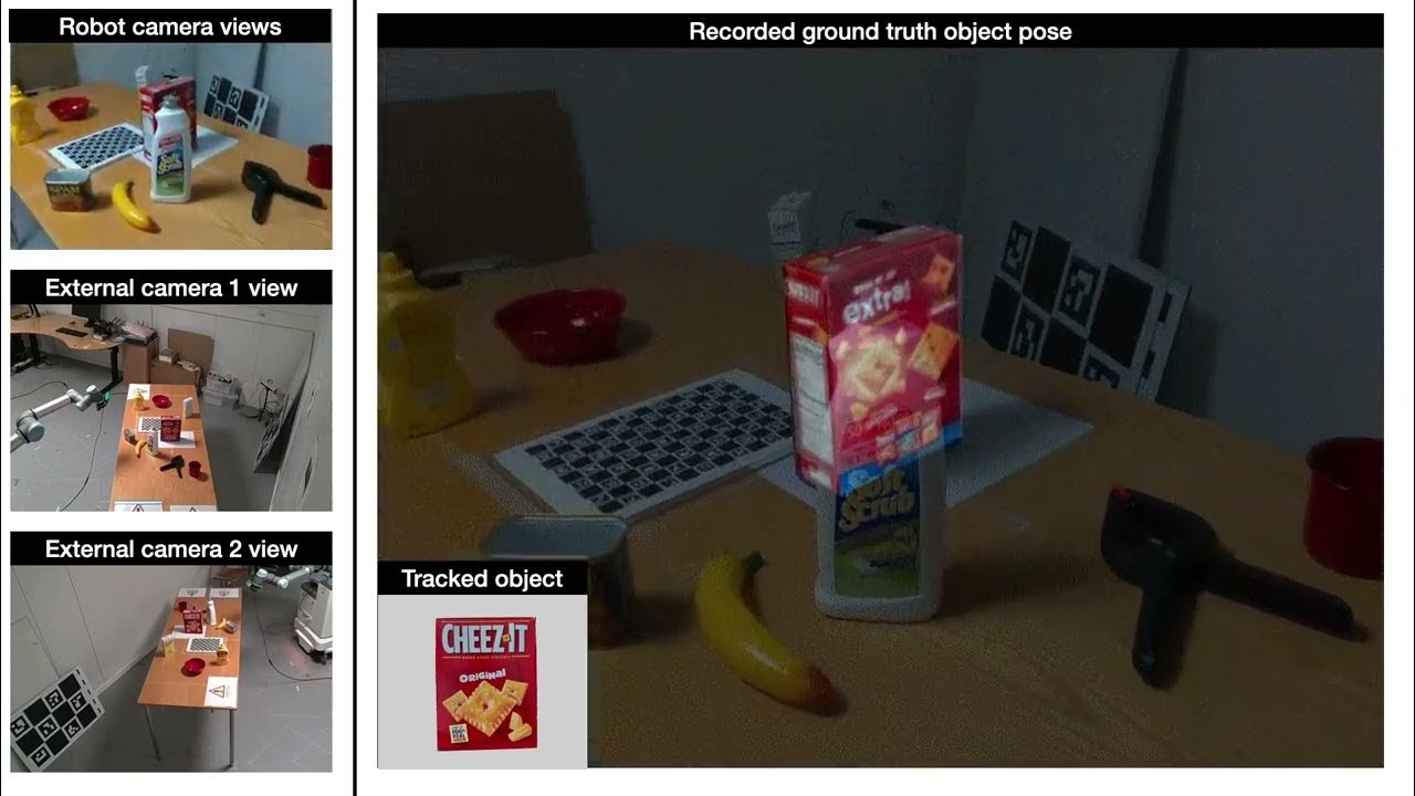 Multi View Object Pose Tracking Dataset For Mobile Manipulation