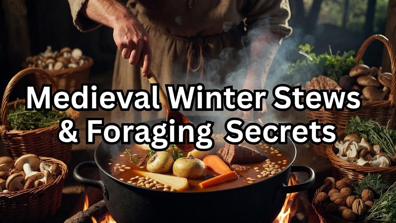 Winter Recipes History: Medieval Stews and Foraging Methods - YouTube