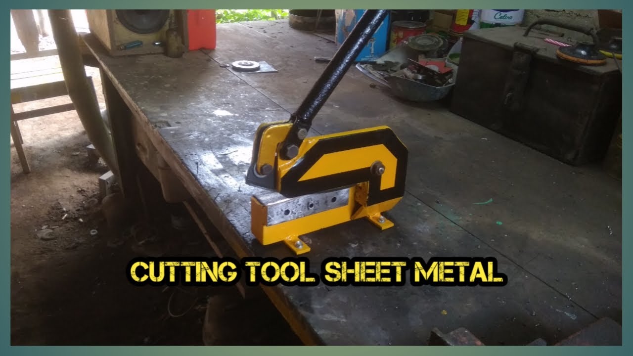 cara buat cutting tool sheet metal/begini caranya! - YouTube