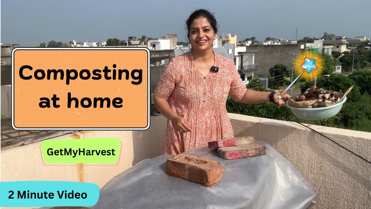 How to speed up kitchen waste composting | 2 Minute Video #getmyharvest ...