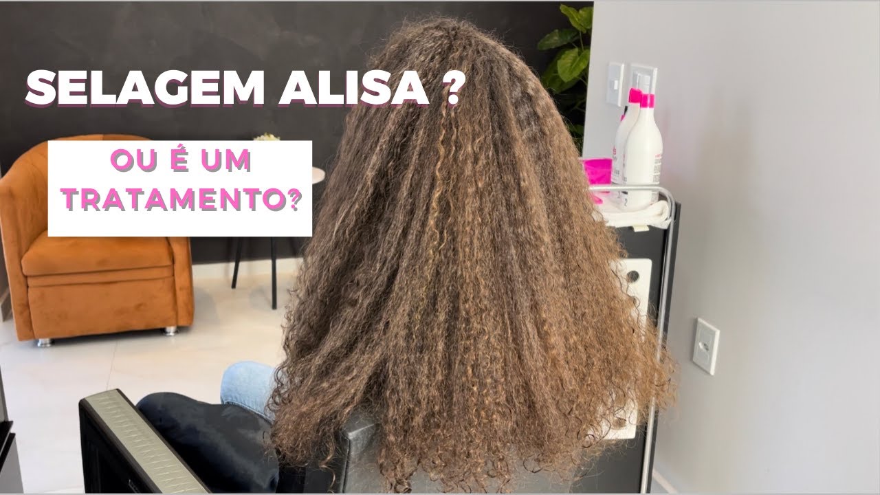 PASSEI 5 HORAS PRA CONSEGUIR ALISAR ESSE CABELO - SELAGEM SEM FORMOL EM ...