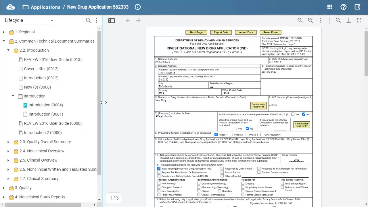 Tutorial: Review your eCTD submissions with GlobalSubmit WebReview ...