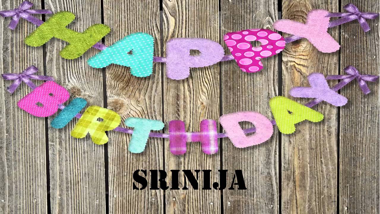 Srinija wishes Mensajes - YouTube