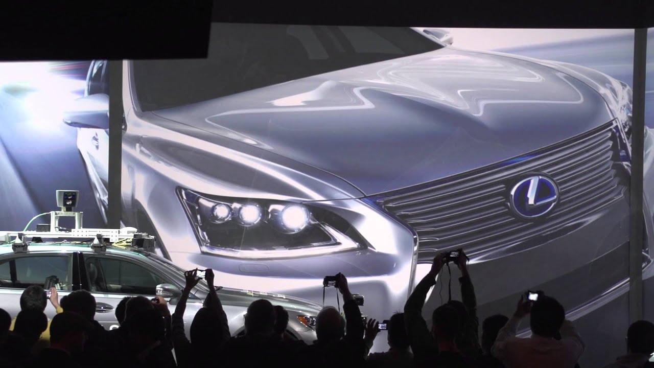 Lexus takes autonomous driving for a spin at CES - YouTube