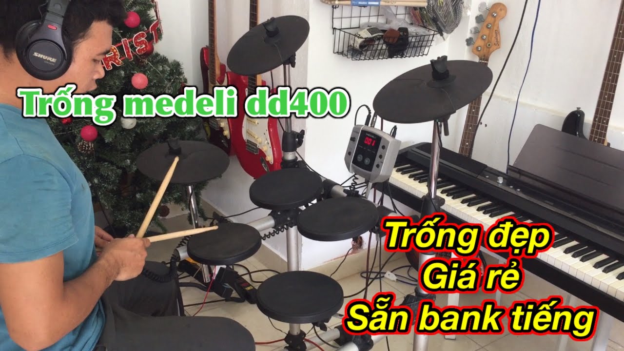 Trống điện tử Medeli DD400 - YouTube