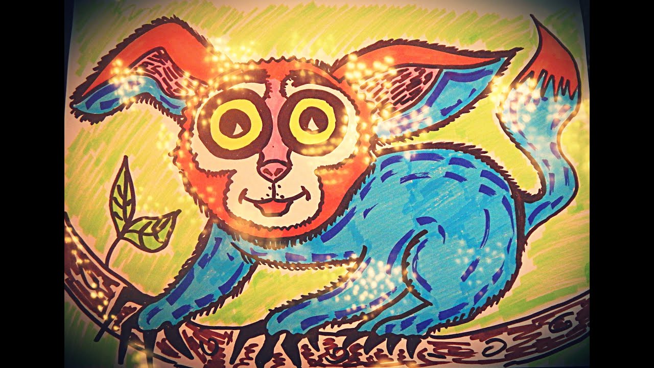 HOW TO DRAW AN AYE-AYE LEMUR - YouTube