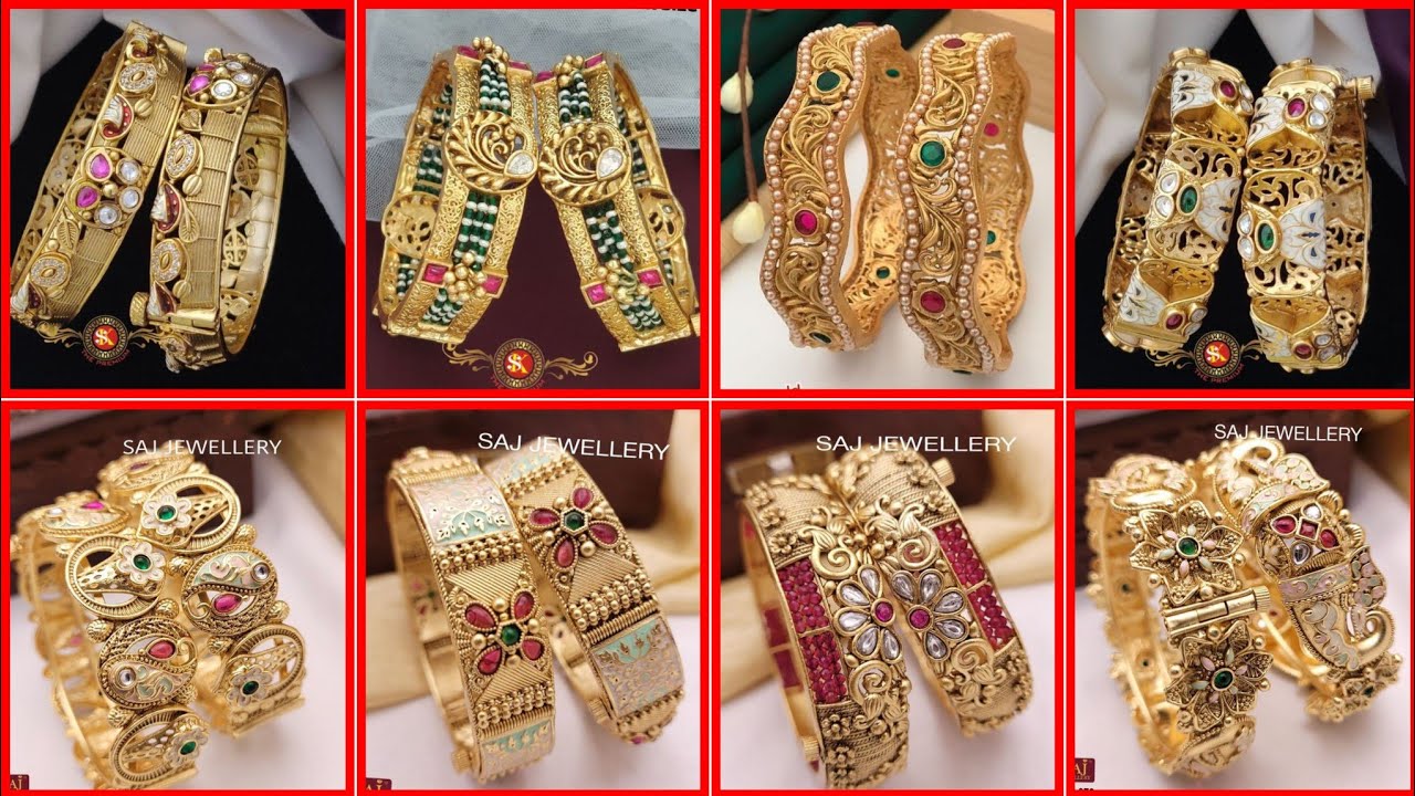 Traditional South Indian bangle Design Exquisite gold bangle ...