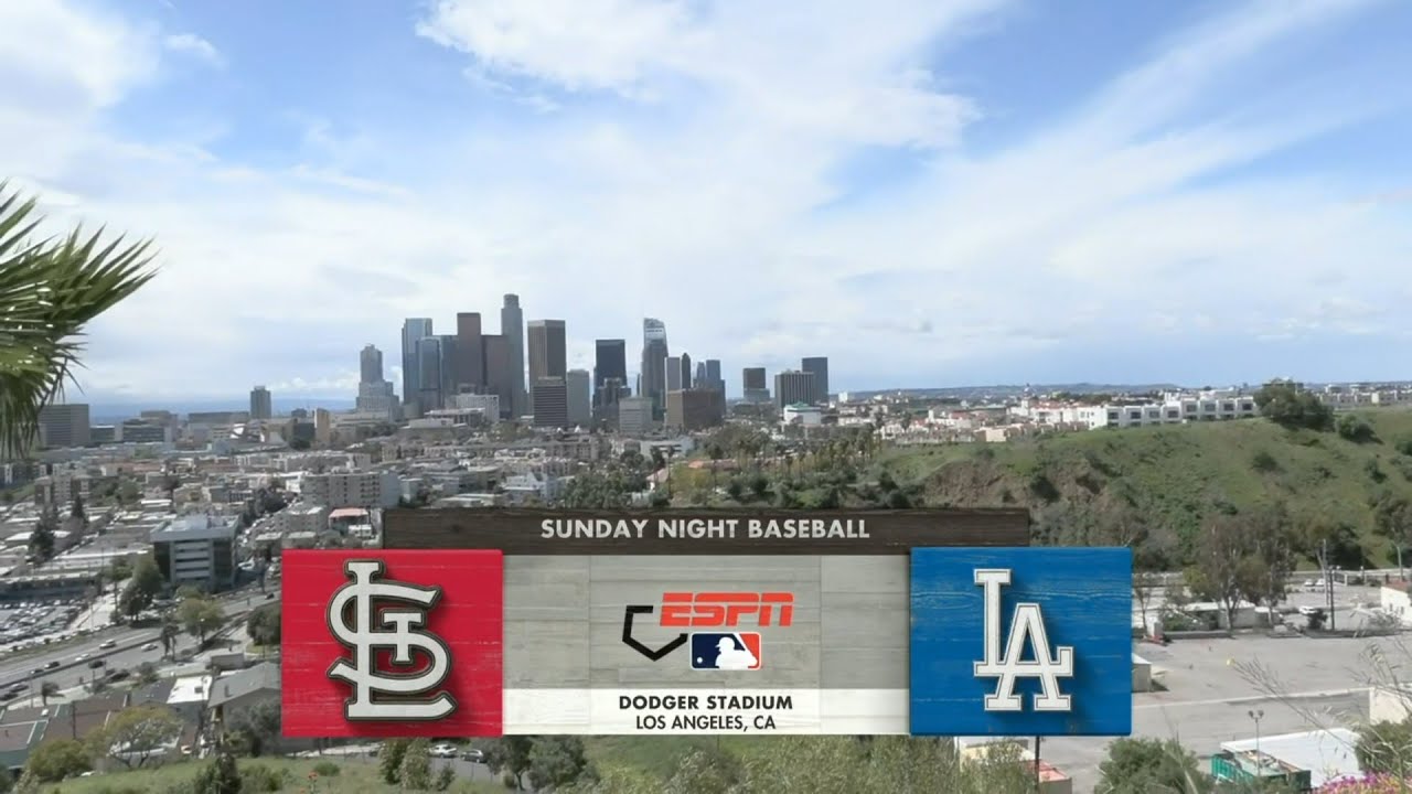 Sunday Night Baseball on ESPN intro | STL@LAD | 3/31/2024 - YouTube