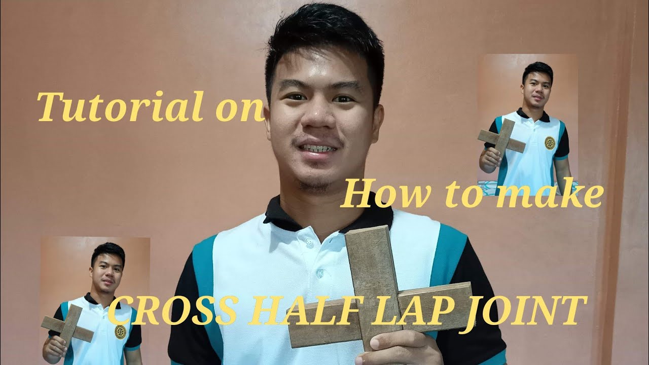 CROSS HALF LAP JOINT - YouTube