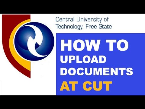 How to upload all the required documents at CUT - YouTube