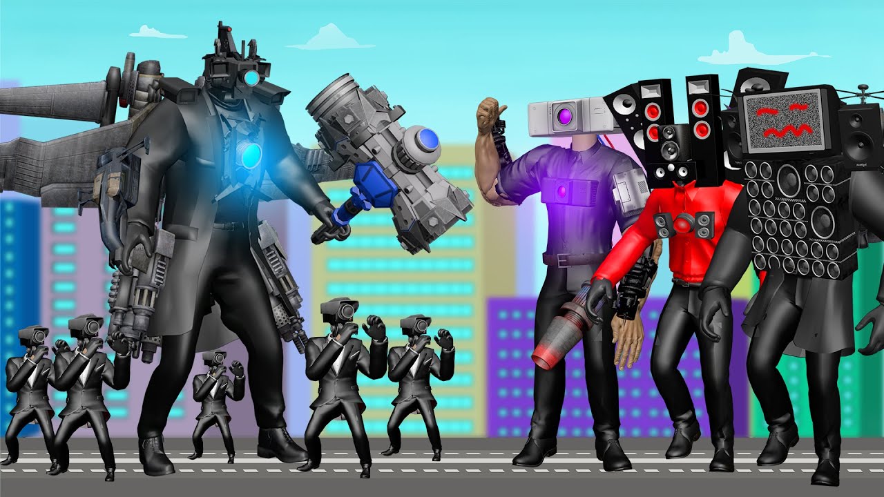 BOSS CAMERAMAN UPGRADE VS BOSSES TV MAN & SPEAKERMAN PROJECTORMAN ...